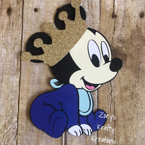 Baby Mickey Mouse Cake Topper | Etsy