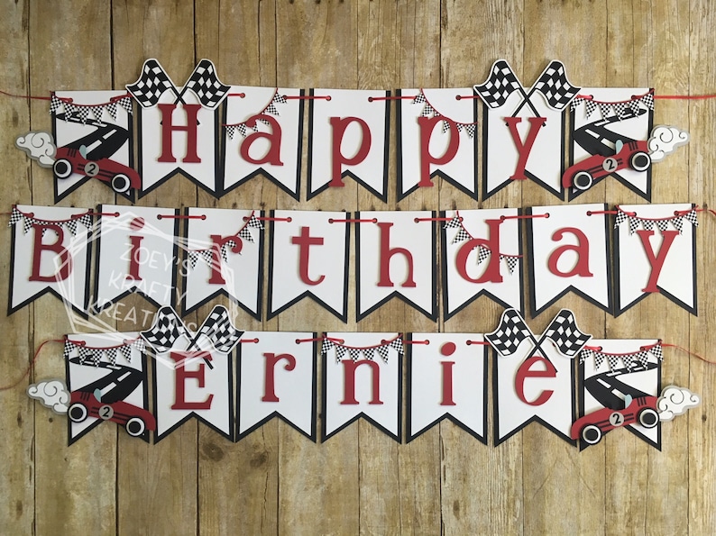 Two Fast Birthday Banner - Etsy