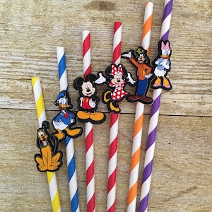 Mickey Mouse Clubhouse Paper Straws-12pcs - Etsy
