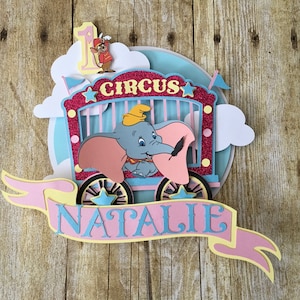 Dumbo Cake Topper/dumbo Theme/dumbo Birthday/cake Topper/ - Etsy