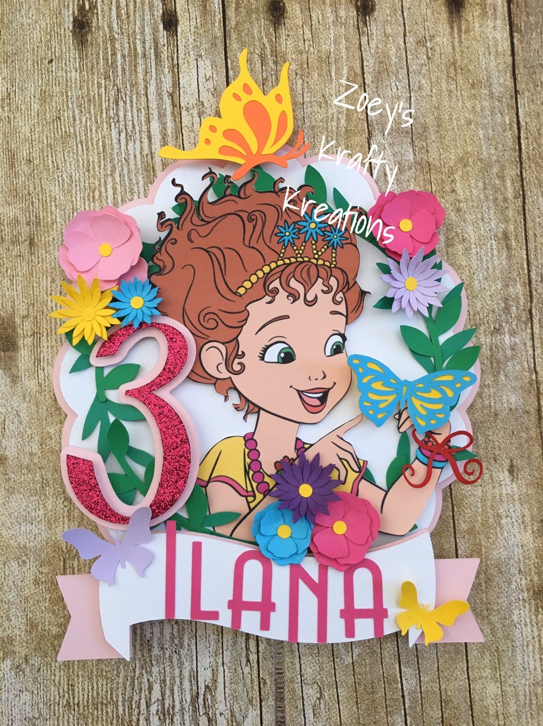 Fancy Nancy Cake Topper - Etsy