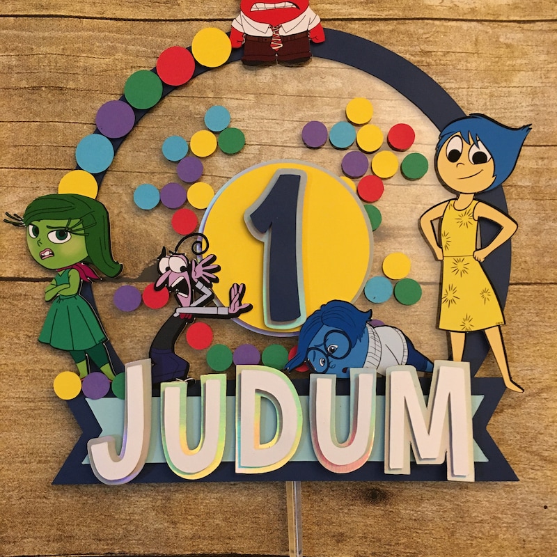 Inside Out 2 Cake Topper - Etsy