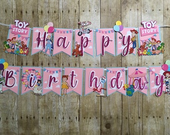 Toy Story Character Pennant Banner - Etsy