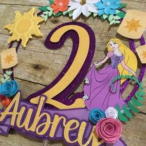 Tangled Inspired Cake Topper - Etsy