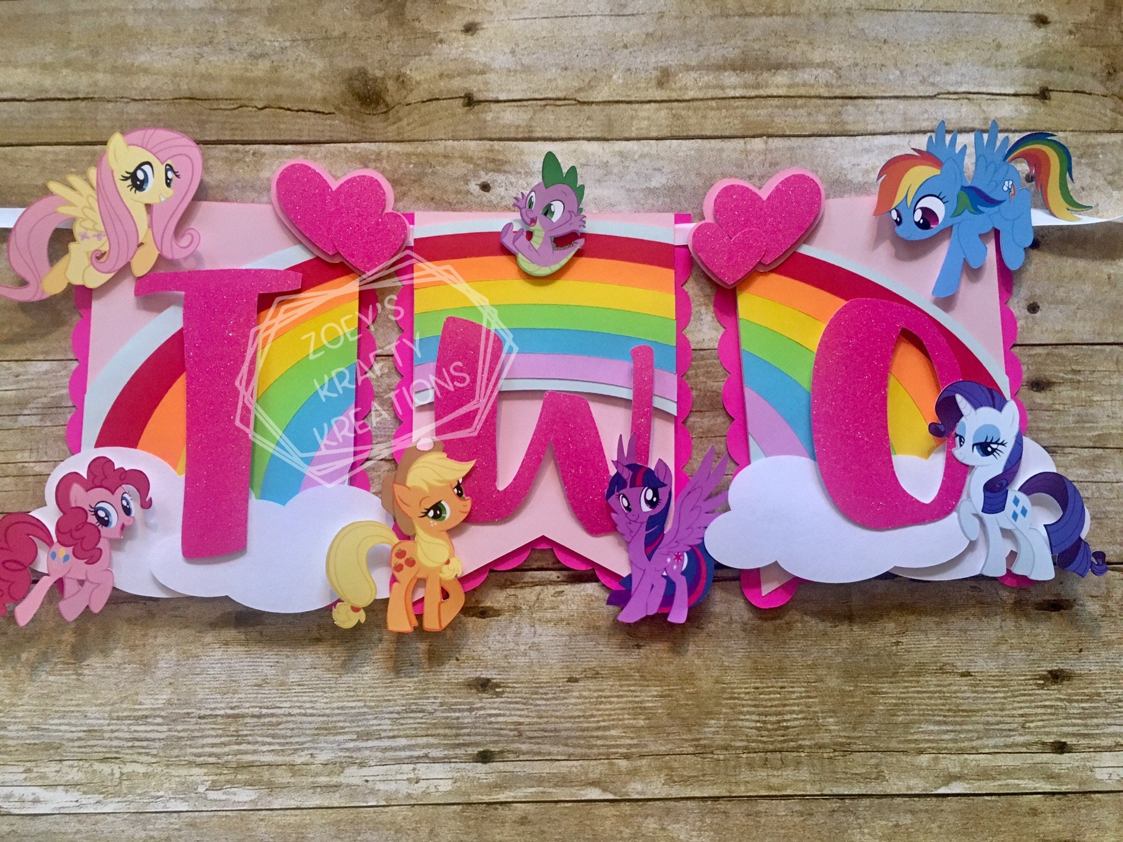 My Little Pony Highchair Banner/my Little Pony Party/my Little - Etsy