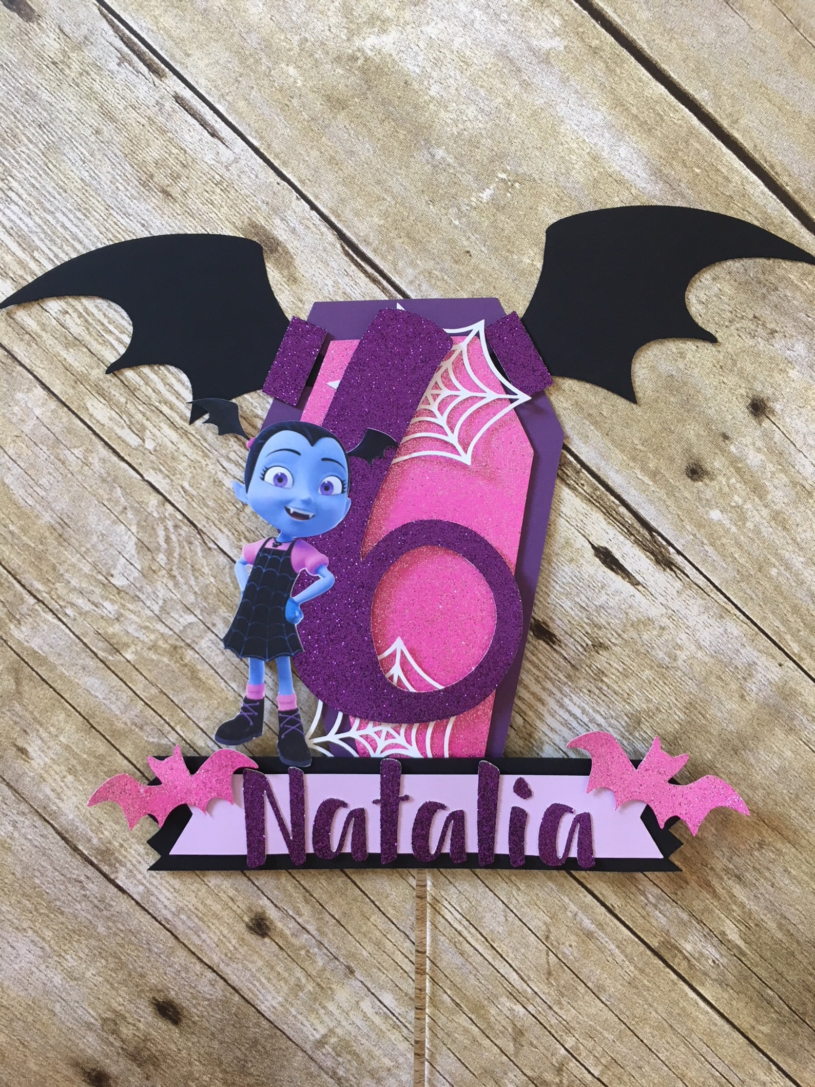Vampirina Inspired Cake Topper/vampirina Party/vampirina Theme ...