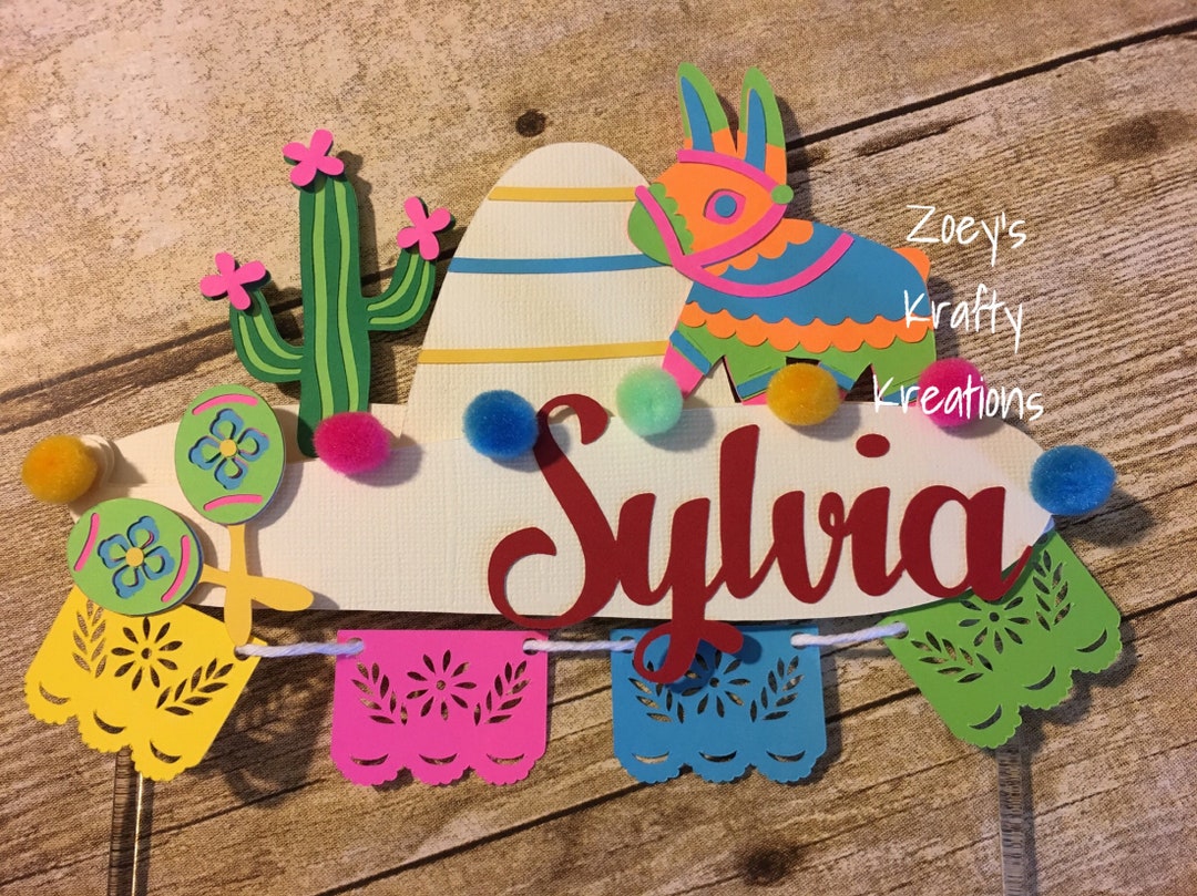 Fiesta Cake Topper/fiesta Topper/fiesta Party/fiesta Theme/fiesta/cake ...