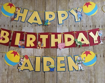 Toy Story Character Pennant Banner - Etsy