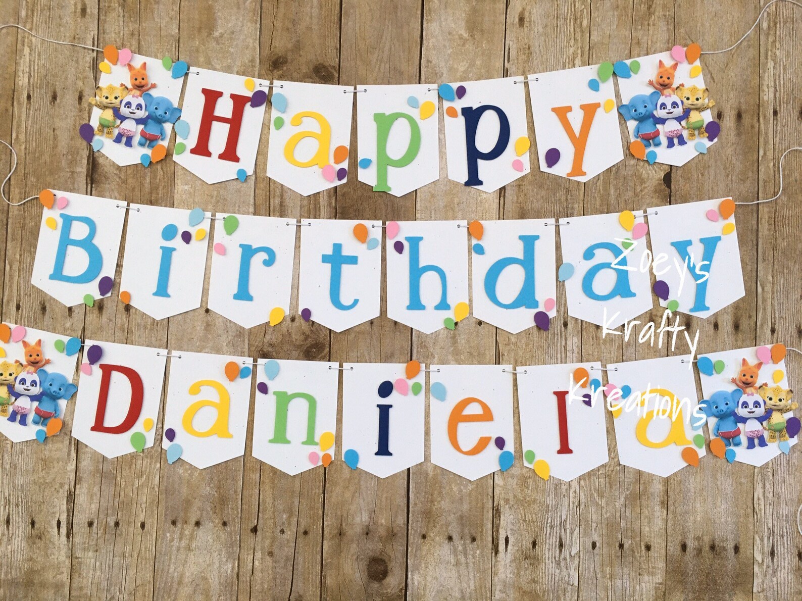Word Party Birthday Banner/word Party Banner/word Party - Etsy