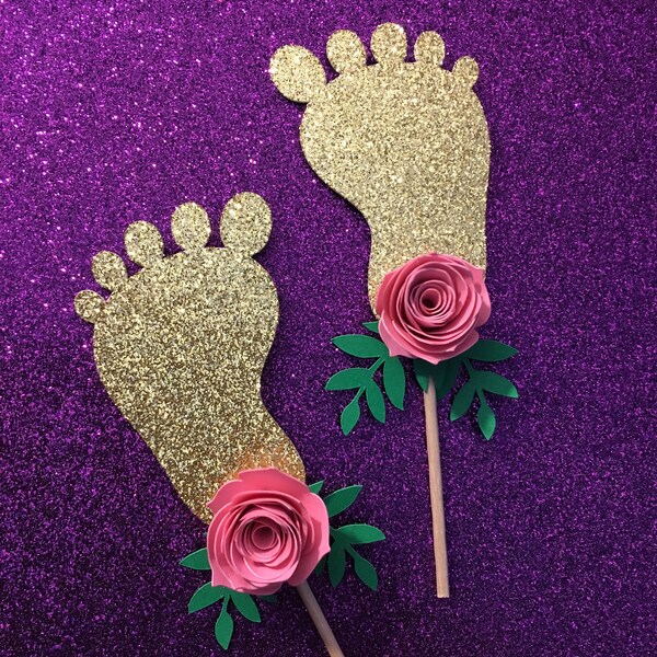 Feet Cupcake Toppers - Etsy