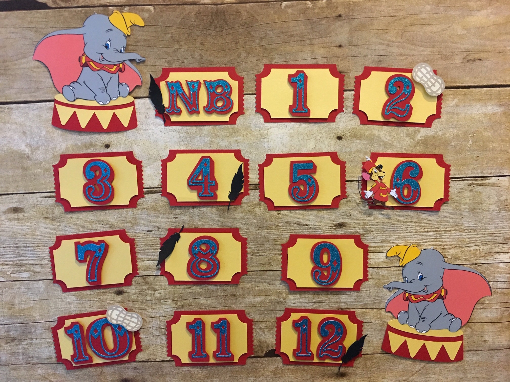 Dumbo Inspired Milestone Banner/dumbo Monthly Banner/dumbo - Etsy