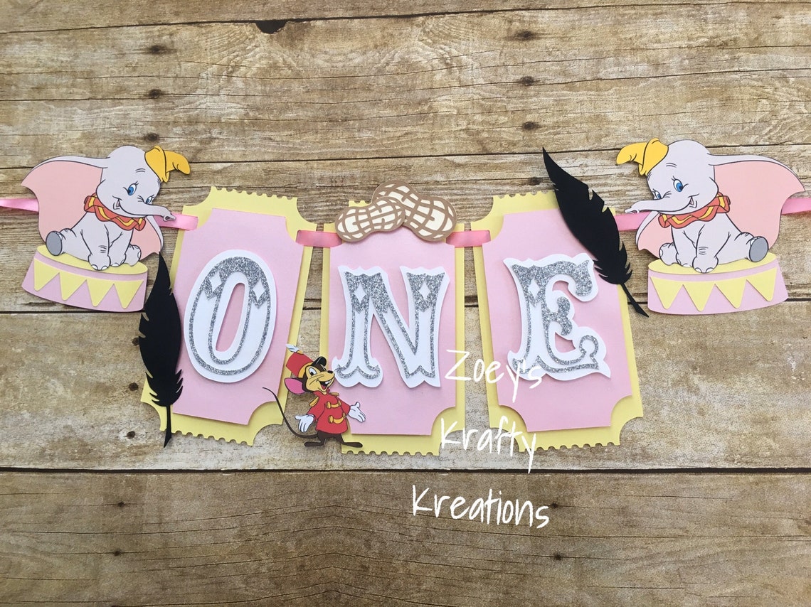 Dumbo Highchair Banner/dumbo Banner/highchair | Etsy