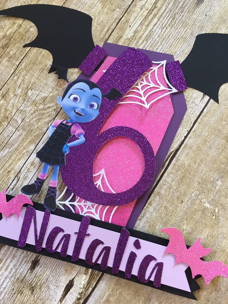 Vampirina Inspired Cake Topper/vampirina Party/vampirina Theme ...