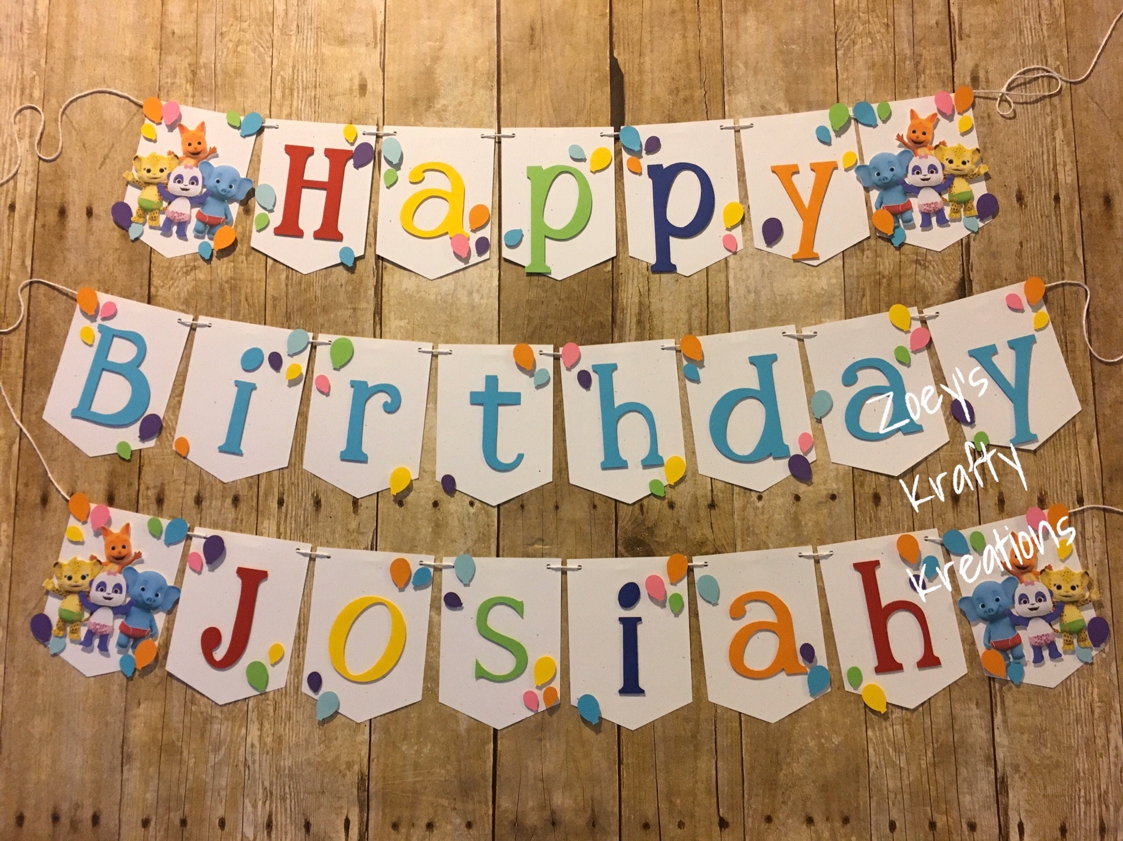Word Party Birthday Banner/word Party Banner/word Party - Etsy