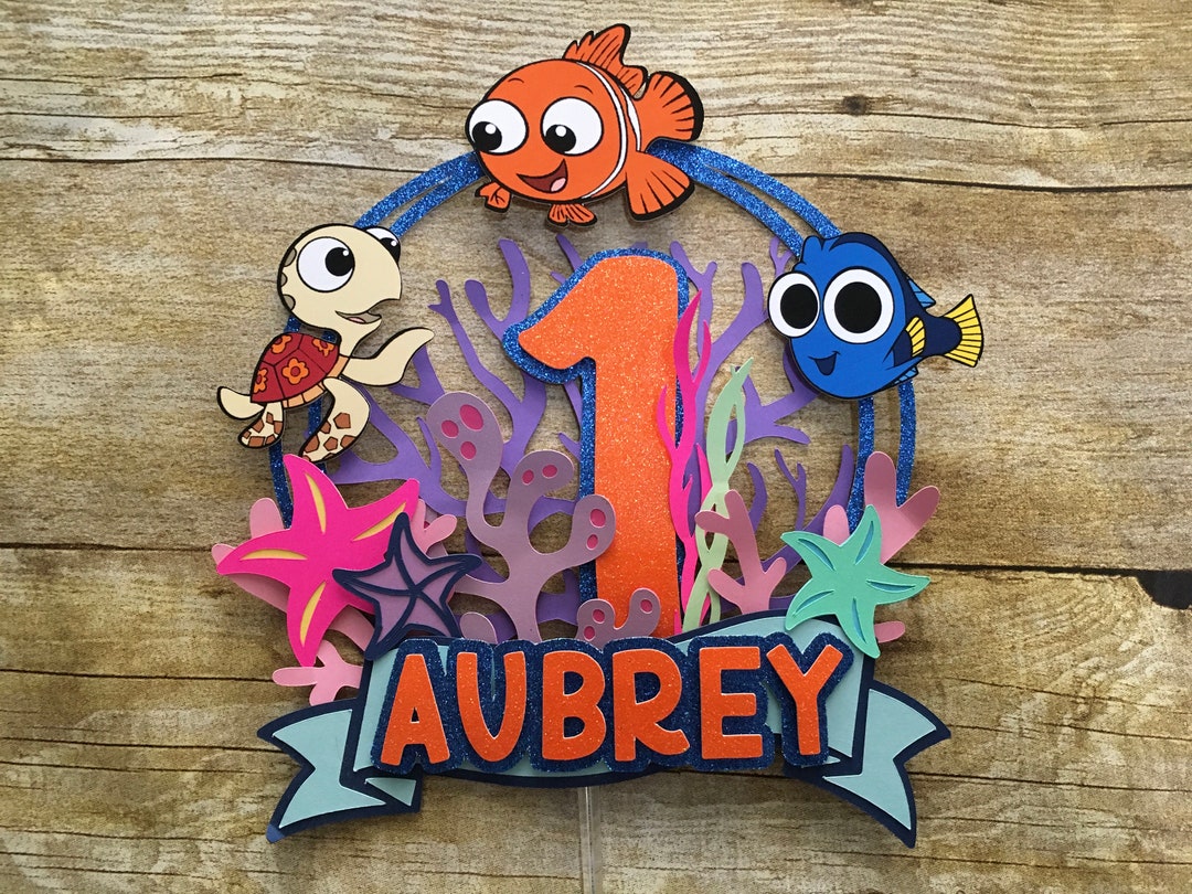 Finding Nemo Cake Topper: Personalized 3D Birthday Party Decor - Etsy