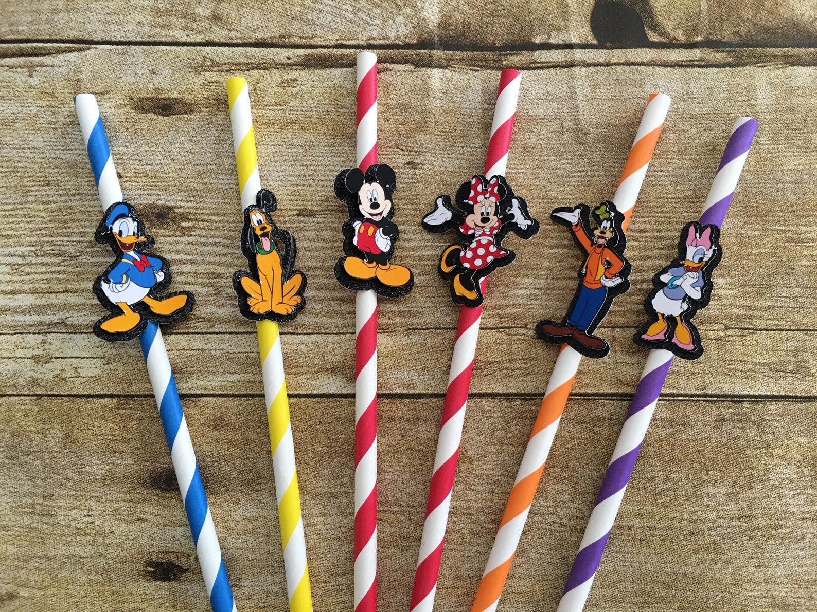 Mickey Mouse Clubhouse Paper Straws-12pcs - Etsy