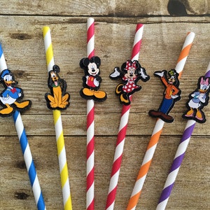 Mickey Mouse Clubhouse Paper Straws-12pcs - Etsy