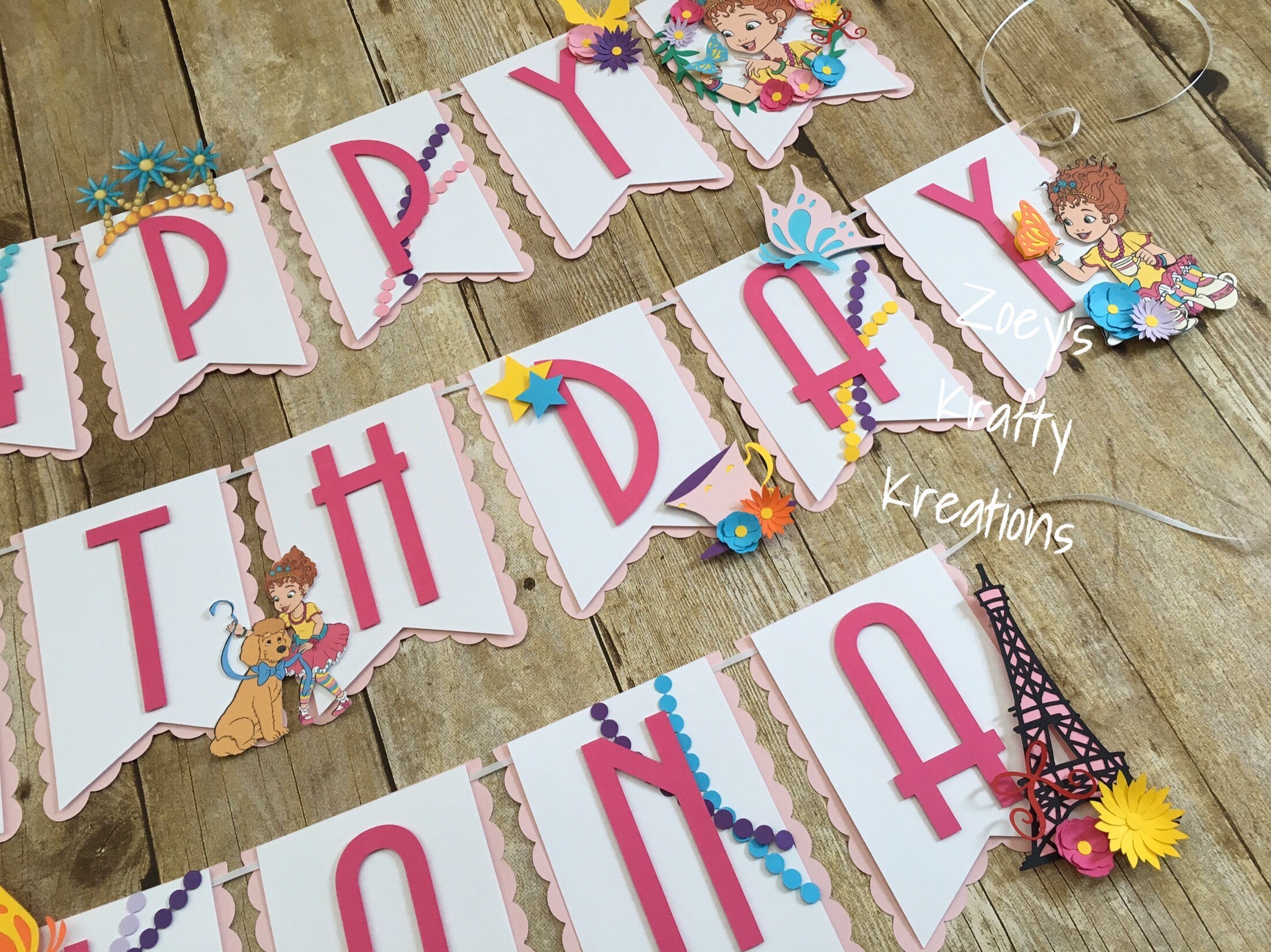 Fancy Nancy Banner | Etsy