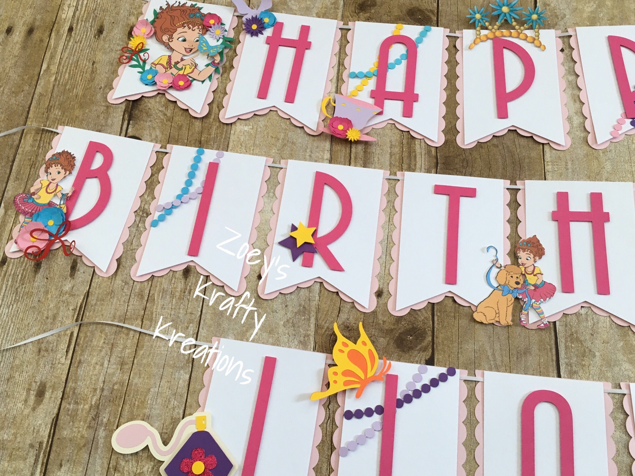 Fancy Nancy Banner | Etsy