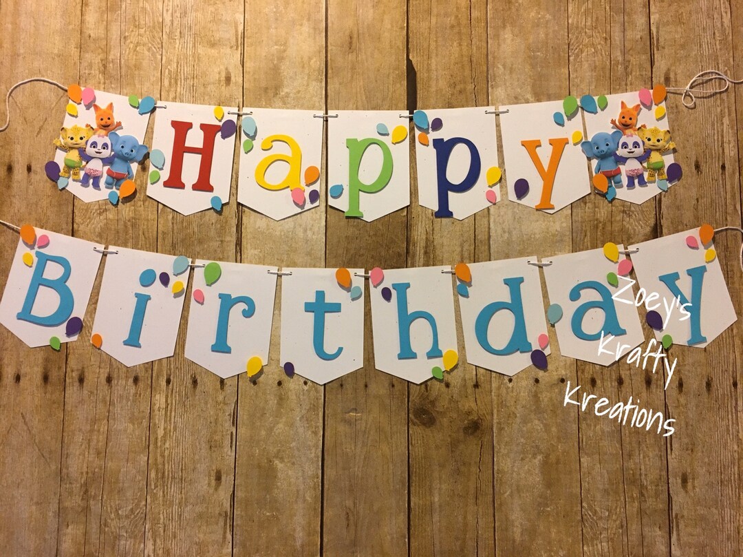 Word Party Birthday Banner/word Party Banner/word Party Theme/word ...