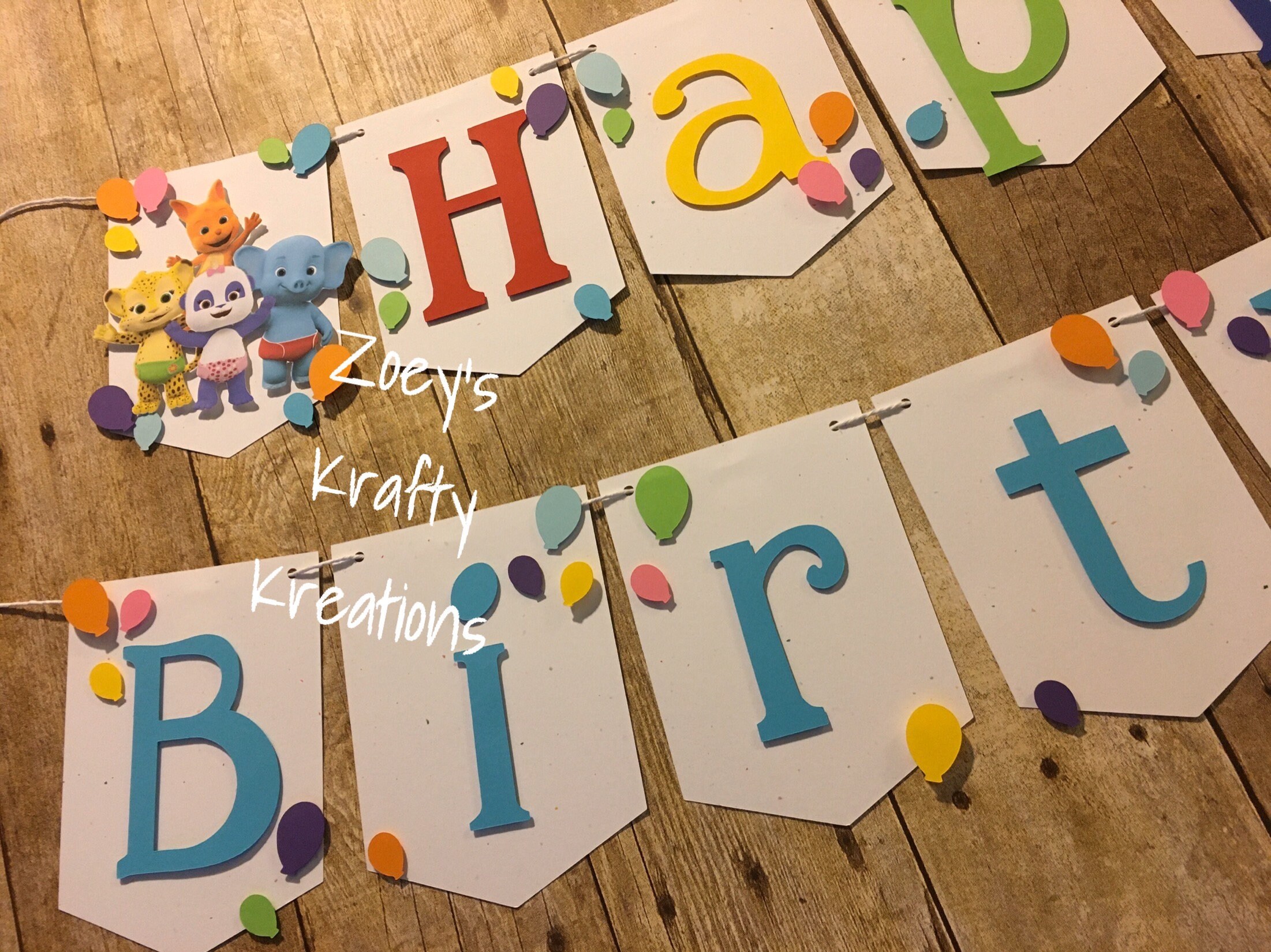 Word Party Birthday Banner/word Party Banner/word Party - Etsy
