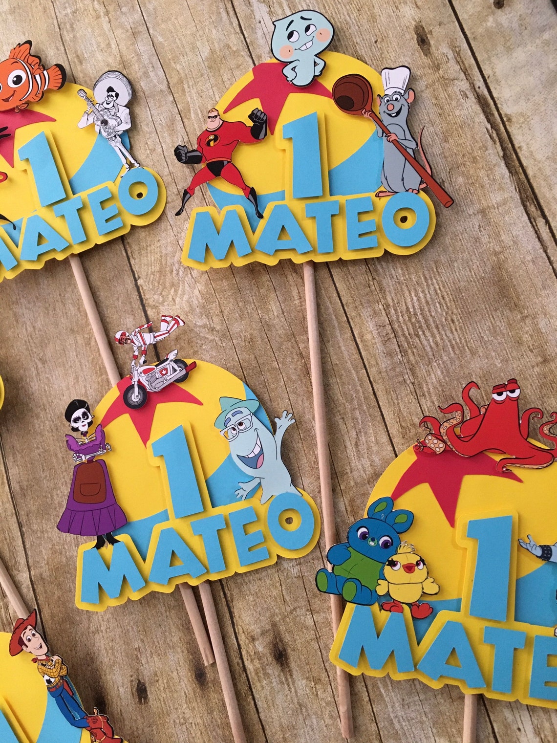 Pixar Party Centerpieces - Etsy