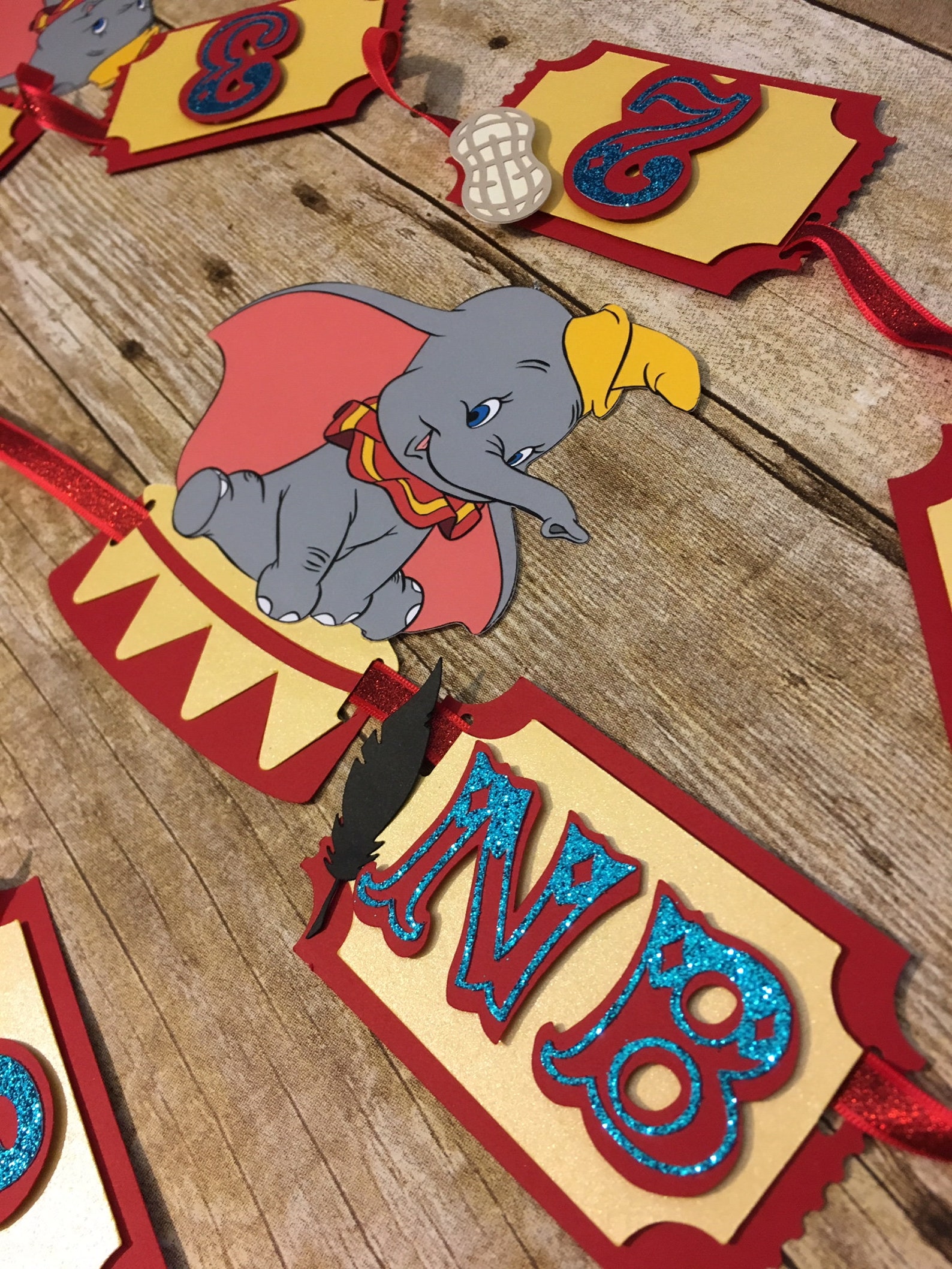 Dumbo Inspired Milestone Banner/dumbo Monthly Banner/dumbo - Etsy