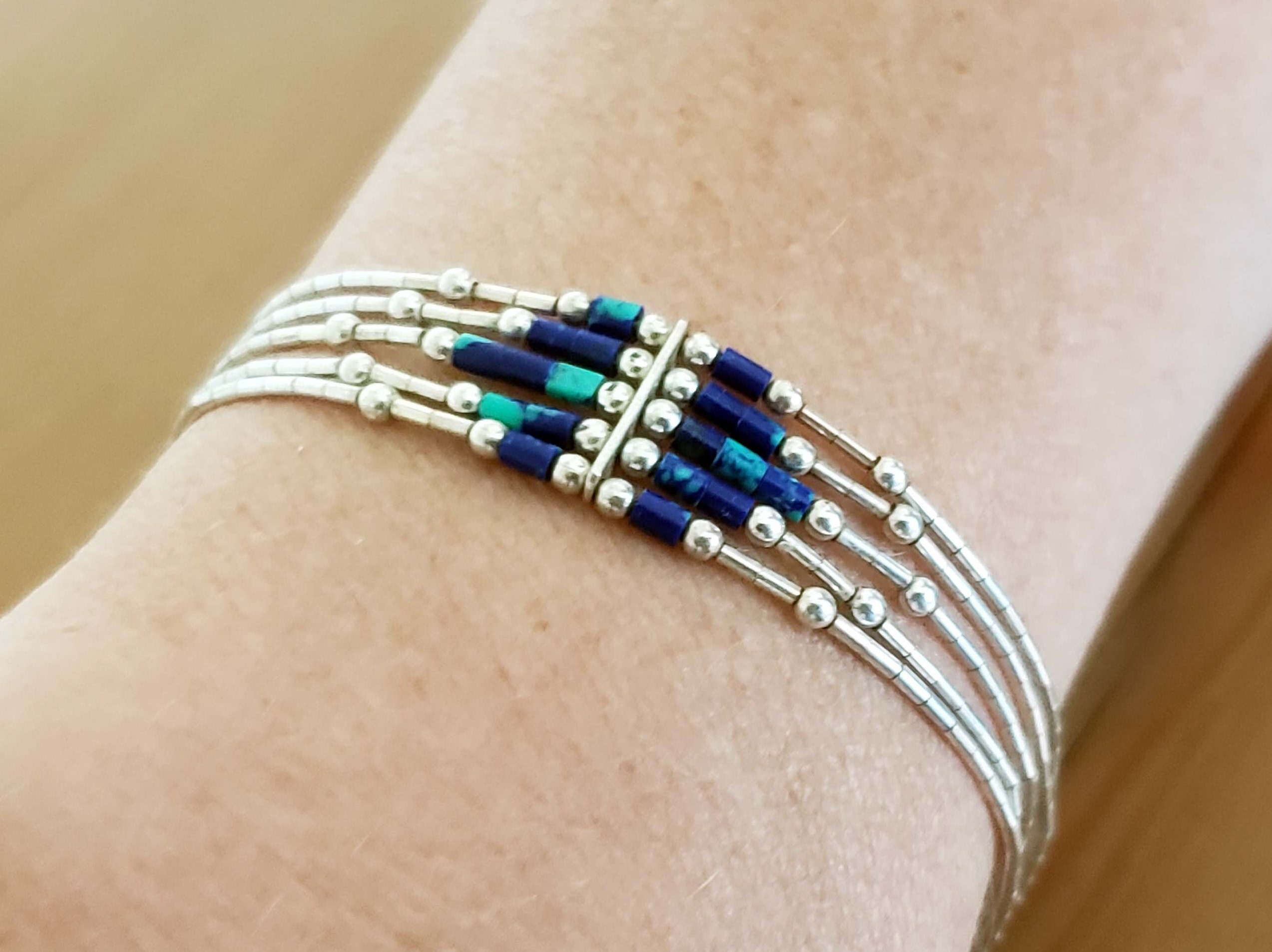 Liquid Silver Bracelet