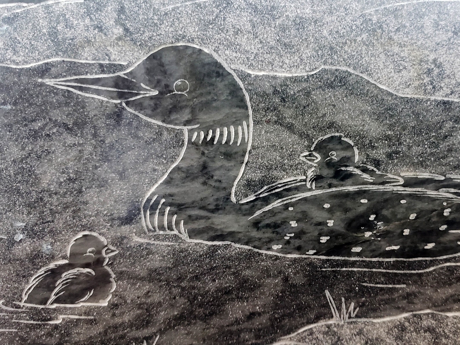 Vintage Siku Art Plaque Hand Carved Soapstone Canadian | Etsy