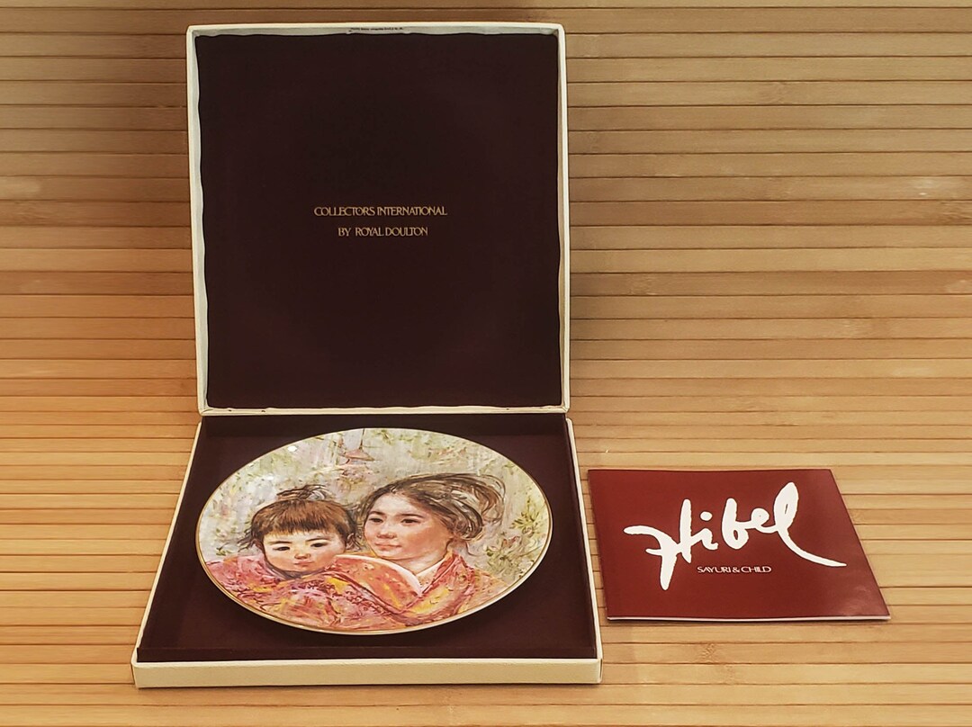 Royal Doulton "sayuri and Child" Collector Plate by Edna Hibel - 1974 ...