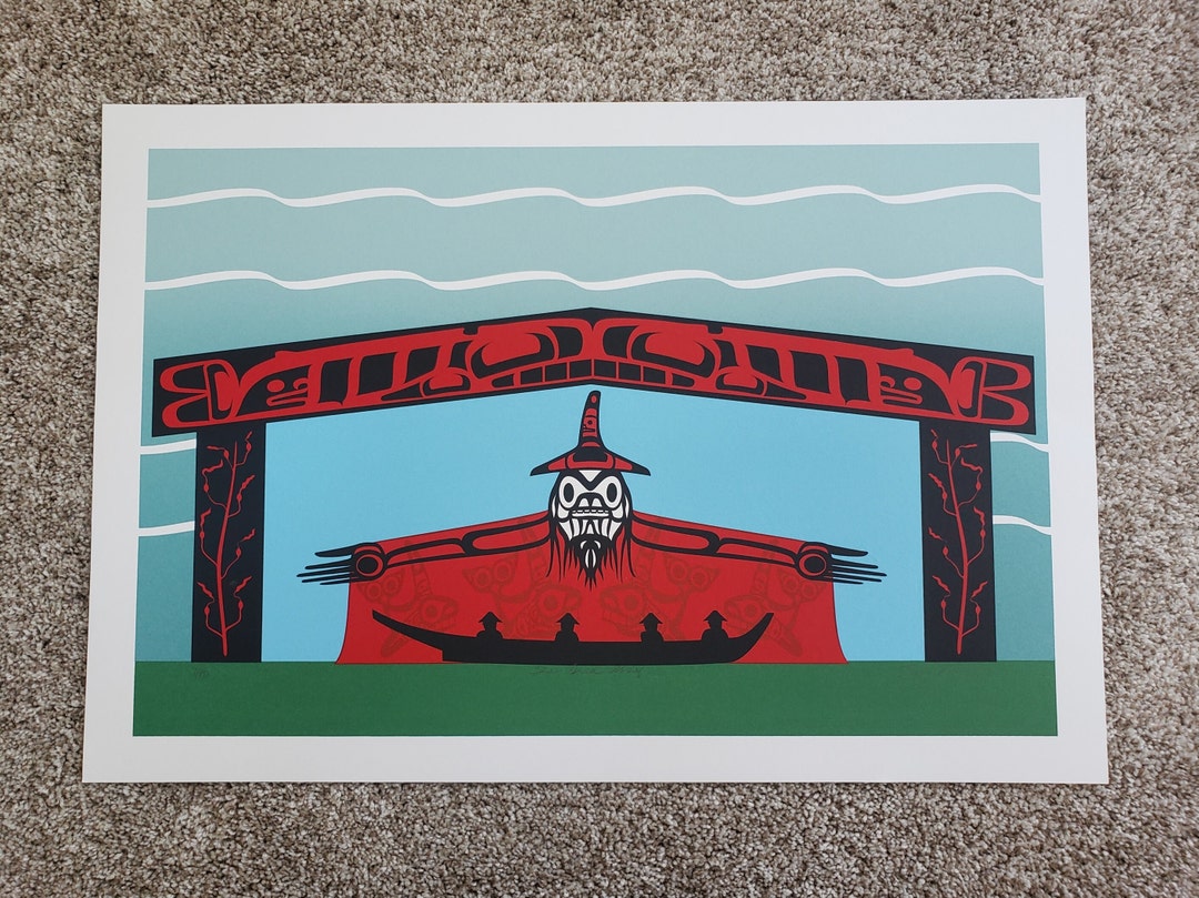 Roy Henry Vickers the Orca Chief Original Pencil Numbered and Signed ...