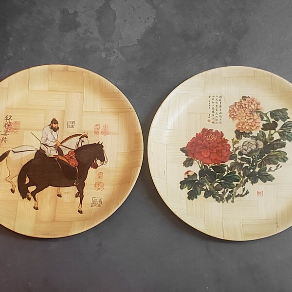 Chinese Bamboo Plate - Etsy