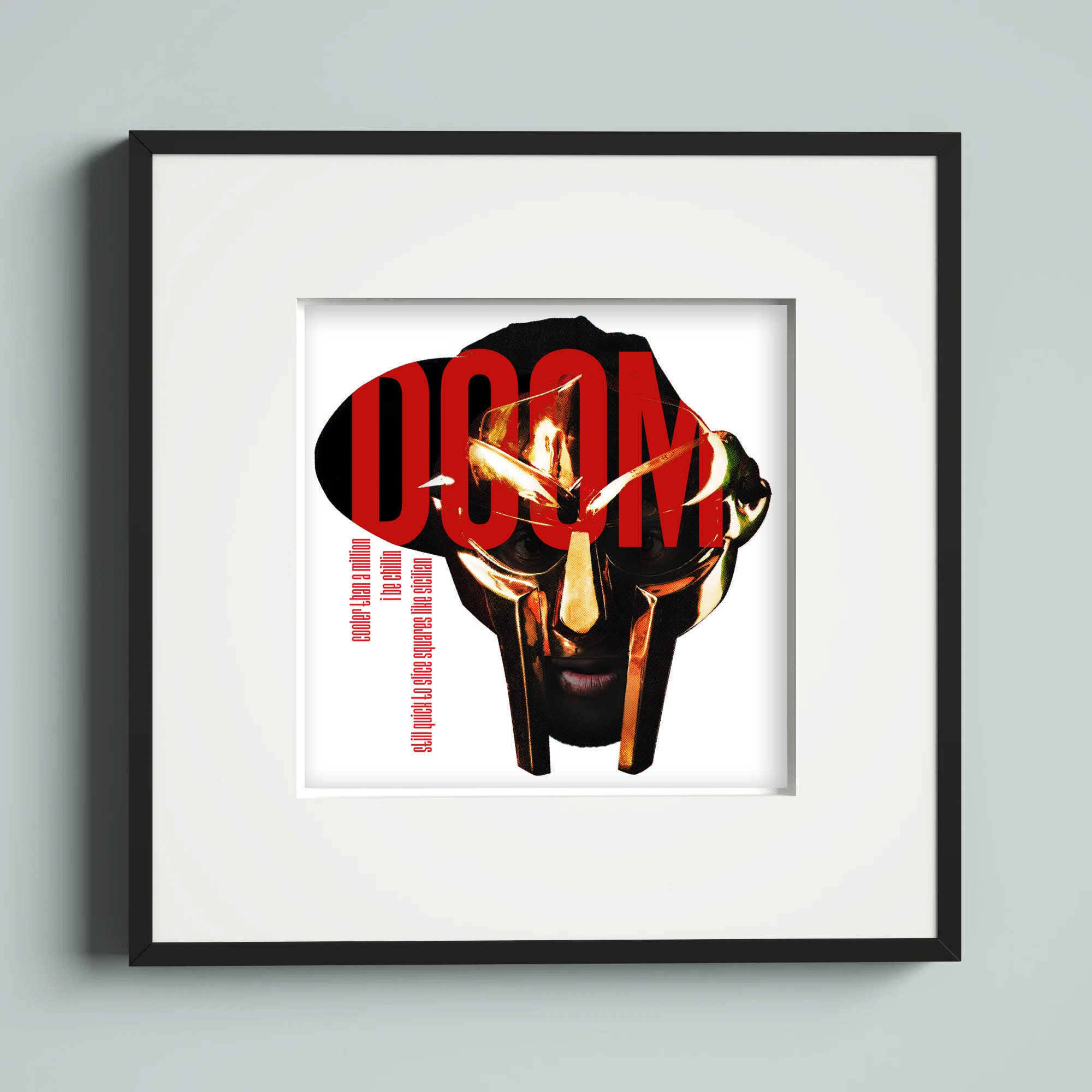 MF Doom // Printable Collage Print // Digital Download - Etsy