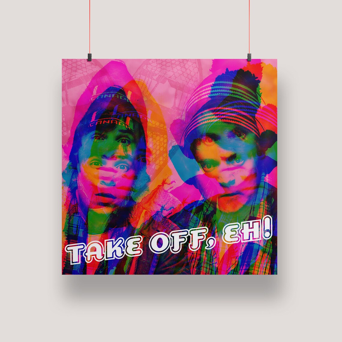 Take Off, Eh! // Printable Collage Print // Digital Download - Etsy