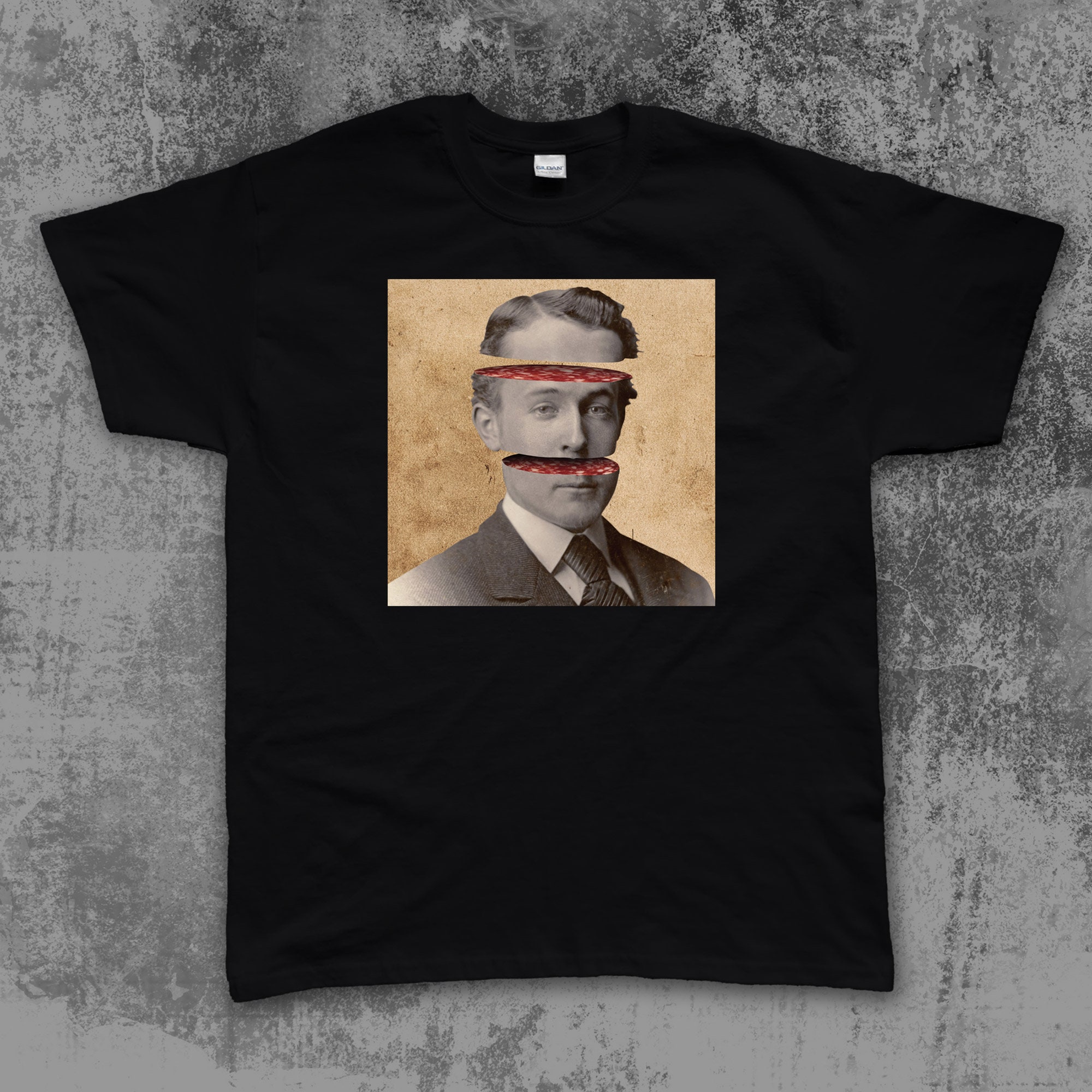 Salami Man // Printable Collage Print // Digital Download - Etsy