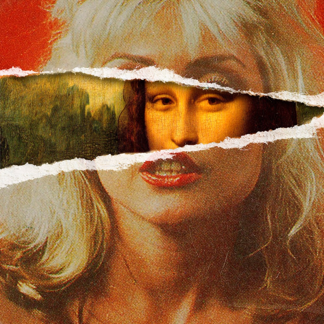 Mona Blondie // Printable Collage Print // Digital Download - Etsy