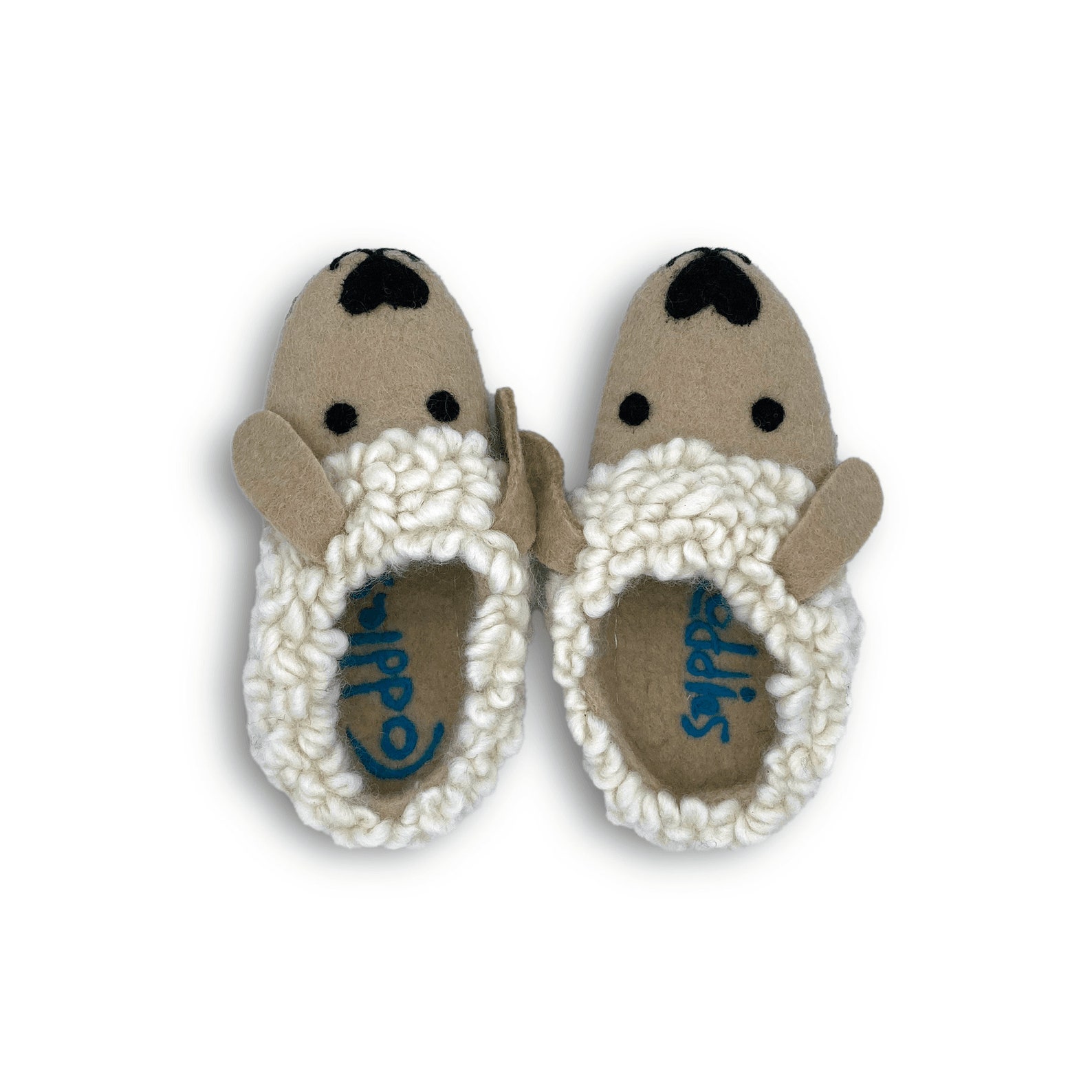 Coddies Sheep Slippers Felt House Shoes Novelty Slippers | Etsy