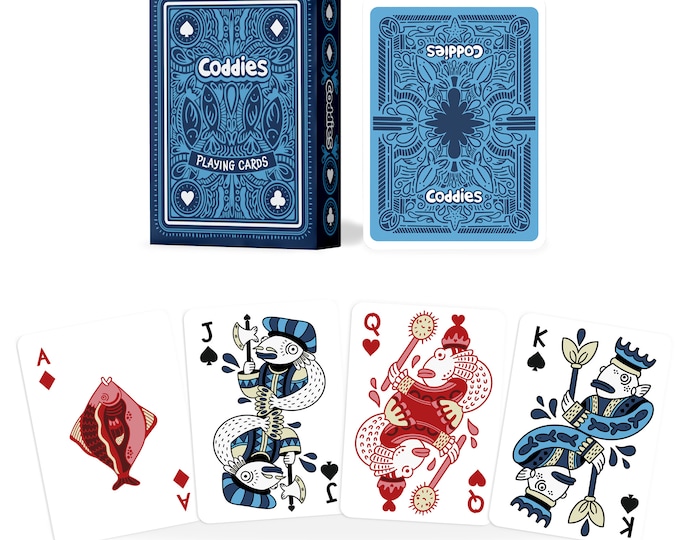 Rare the Famous Fish Playing Cards From Heritage Playing Card Company ...