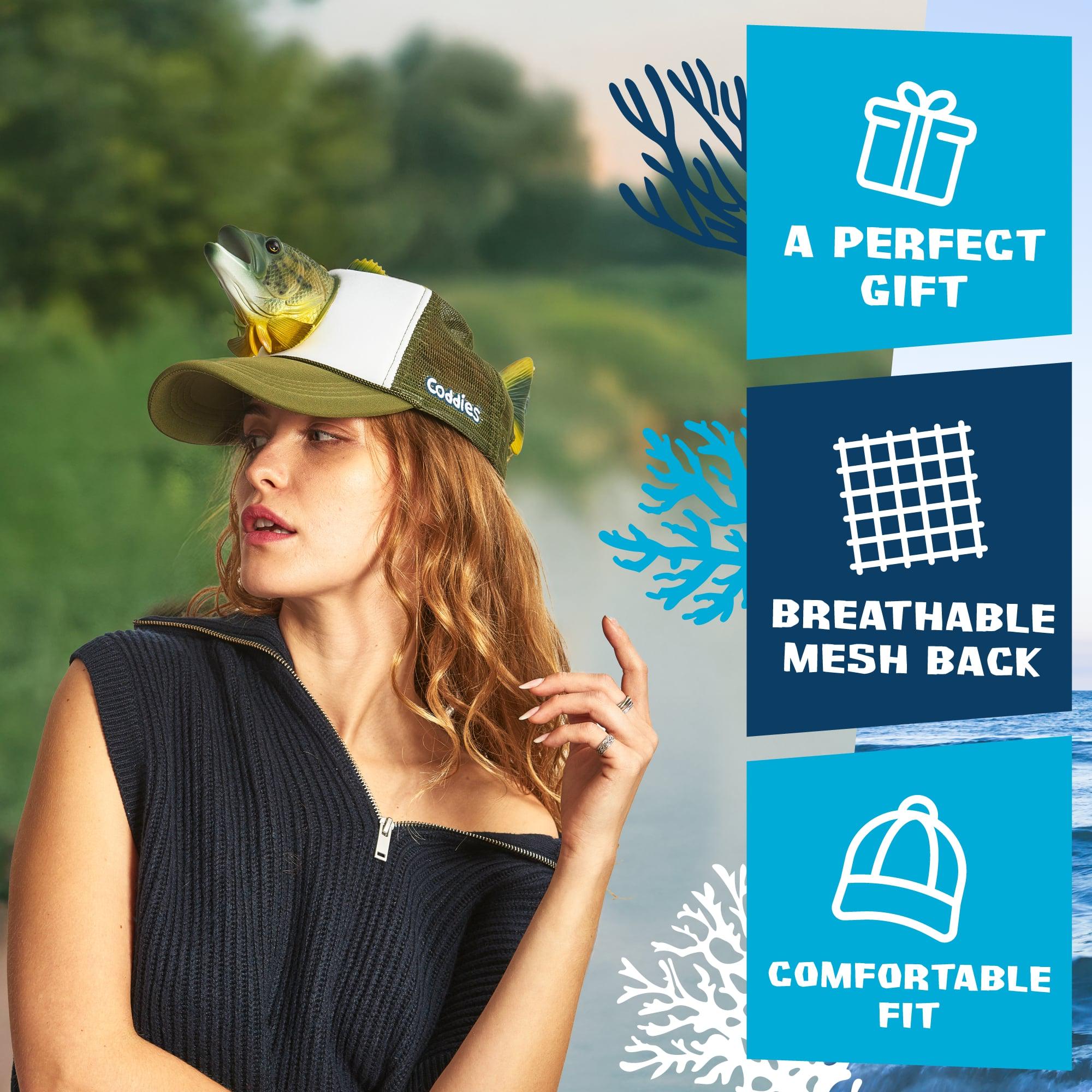 Coddies Bass Fish Hat - Funny Novelty Fishing Hat, for Anglers, Dads ...