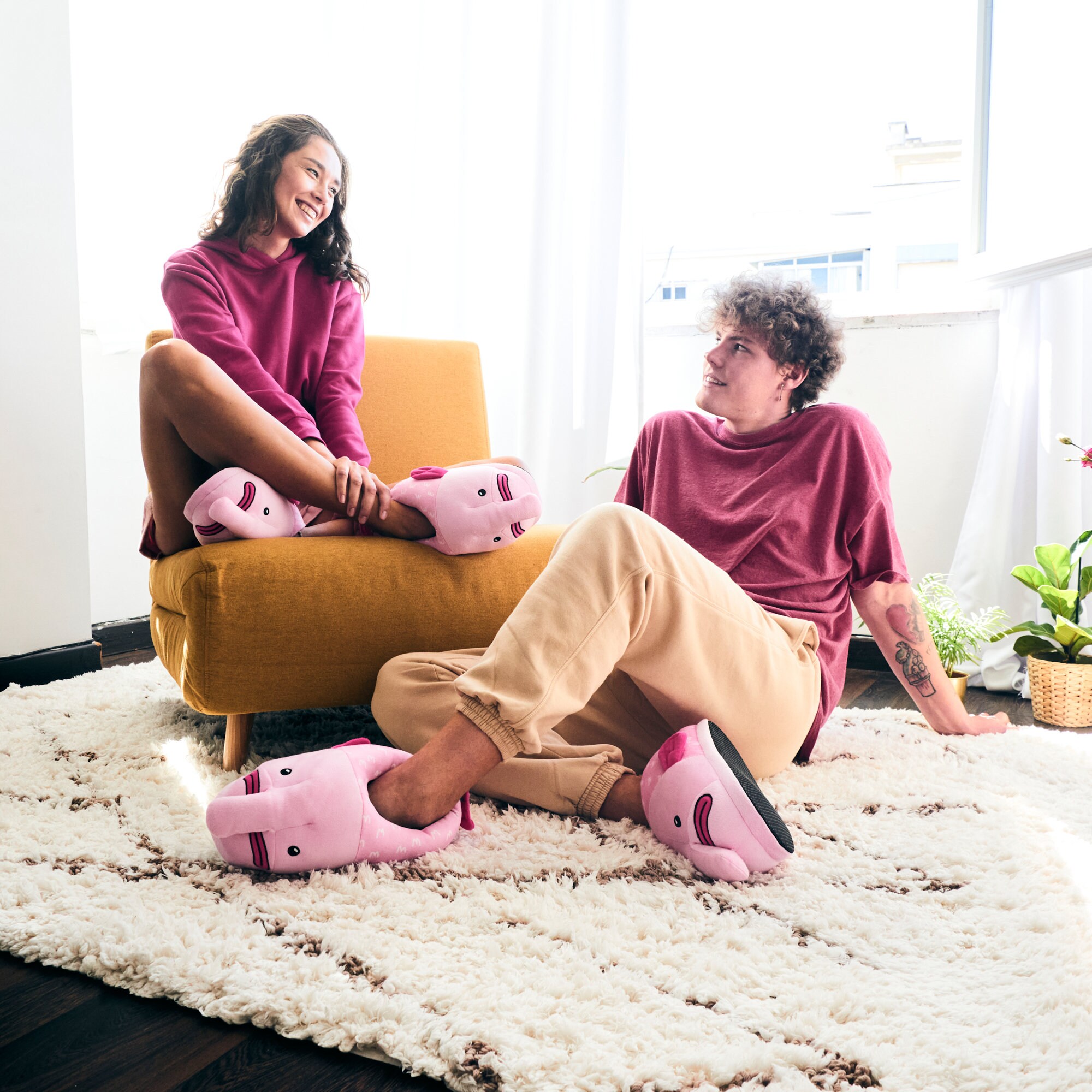 Coddies Blobfish Slippers | Fish Slippers, Funny Gift, Plush Slippers ...