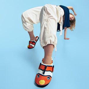 Coddies Clownfish Slippers | Funny Fish Slippers for Men, Women & Kids ...