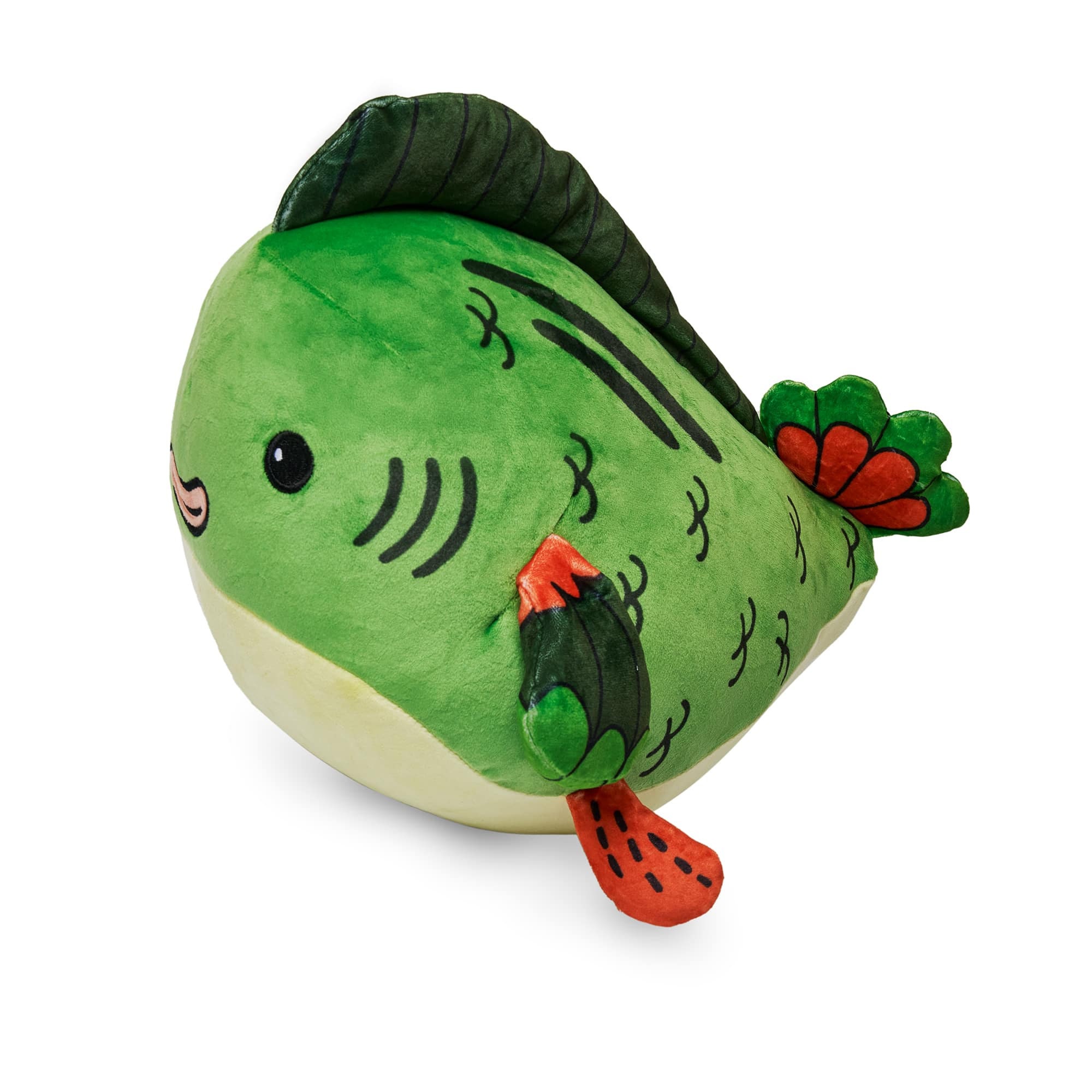 Coddies Bass Plush Toy | 10" Fish Plush Stuffed Animal for All Ages ...