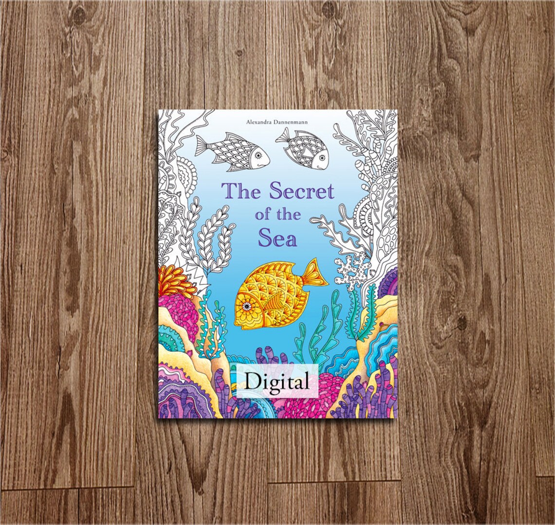 Printable Digital Coloring Book for Children and Adults THE | Etsy