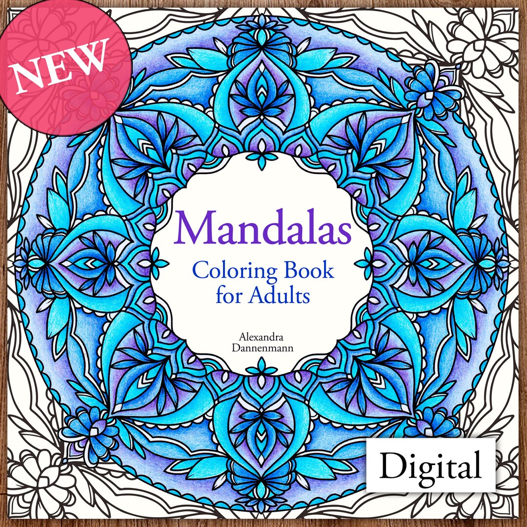 Mandalas - A Printable Digital Coloring Book for Grownups 1, Adult ...