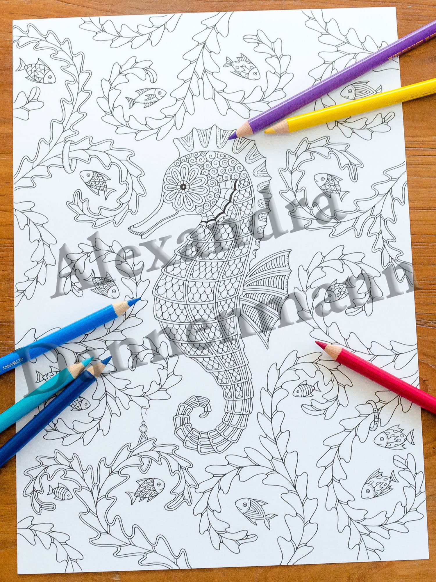 Printable Digital Coloring Book for Children and Adults THE - Etsy