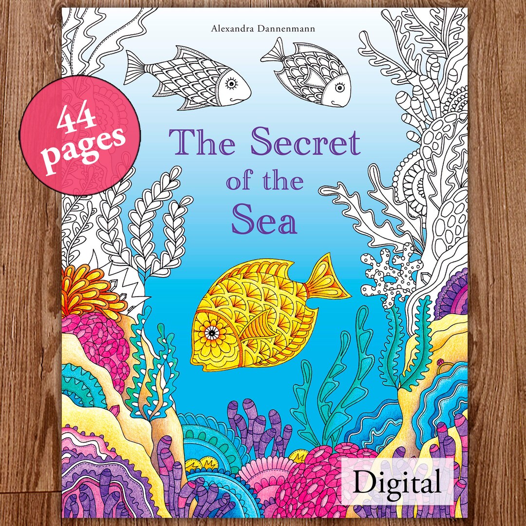 Printable Digital Coloring Book for Children and Adults, THE SECRET of ...