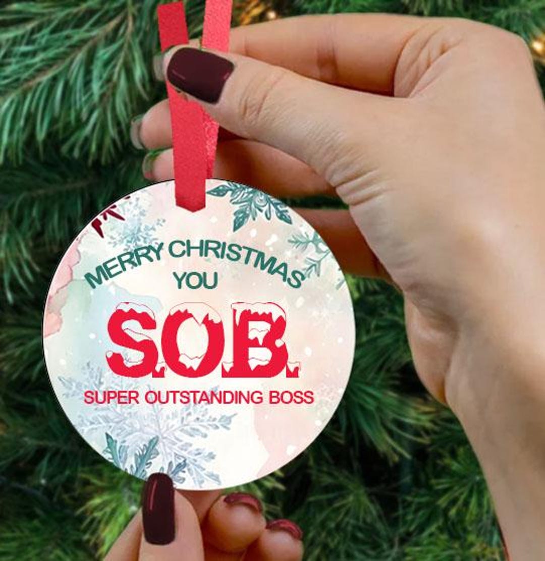 Custom Boss Ornament: Personalized Office Gift, Team Present - Etsy