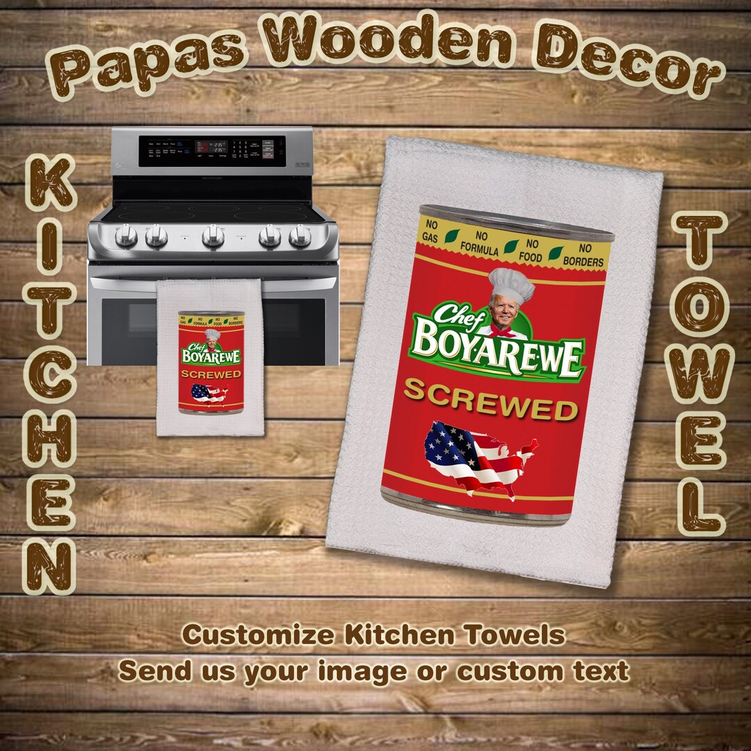 KT-09 Joe Biden, Kitchen Towel, Screwed, Borders, Food, Formula, USA ...
