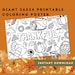 Printable Thanksgiving/harvest/fall Coloring Poster - Etsy
