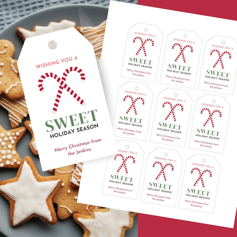 Christmas Treat Tags - Etsy
